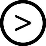 Los signos de mayor (>) y menor que