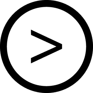 Los signos de mayor (>) y menor que