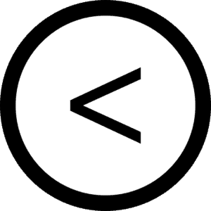 Los signos de mayor (>) y menor que