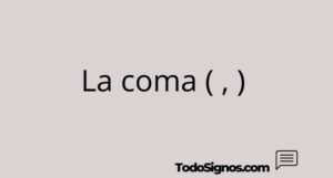 La coma ( , ) Qué es, Características, Usos y Ejemplos